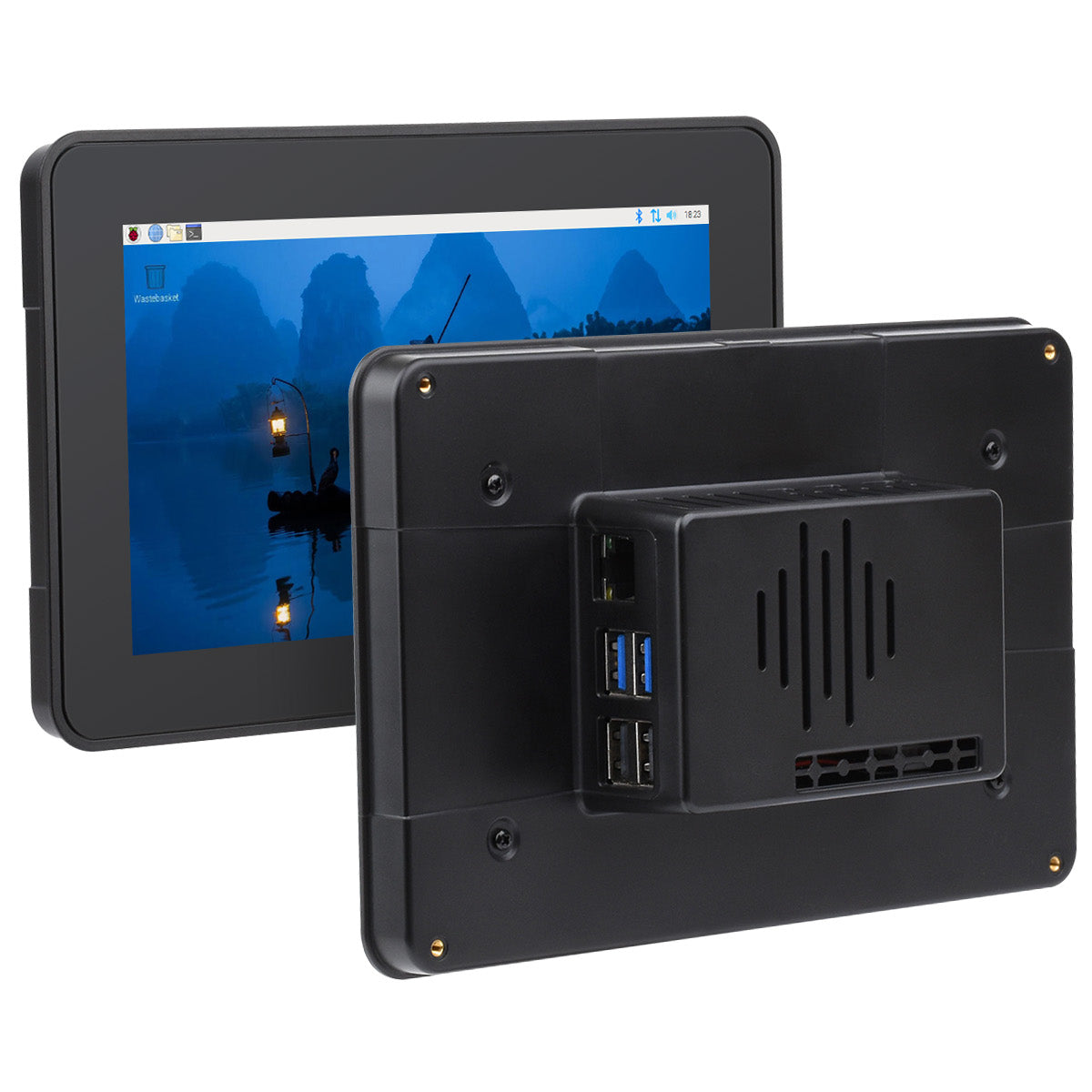 Raspberry Pi 7" Display Case with Pi 5 & HAT Compatibility – Pi Australia