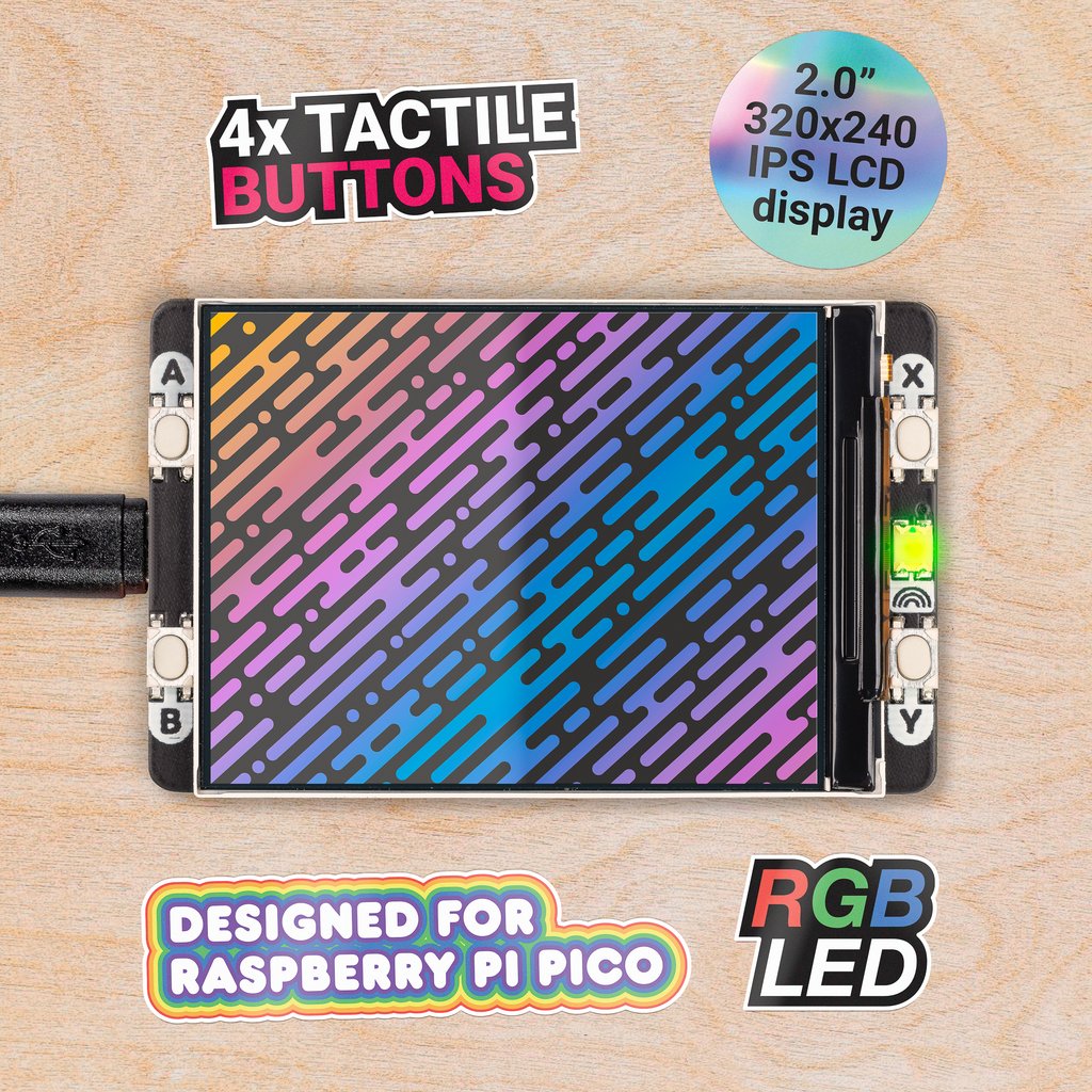 Pico Display Pack 2.0 – Pi Australia