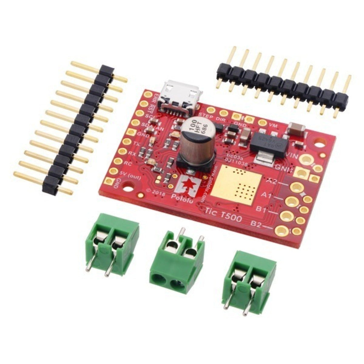 Tic T500 USB Multi-Interface Stepper Motor Controller – Pi Australia