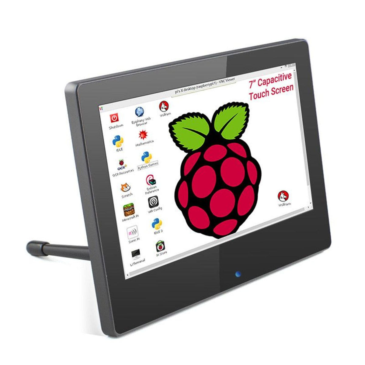 7 Inch 1024x600 Raspberry Pi Monitor Touchscreen Capacitive IPS Displa ...